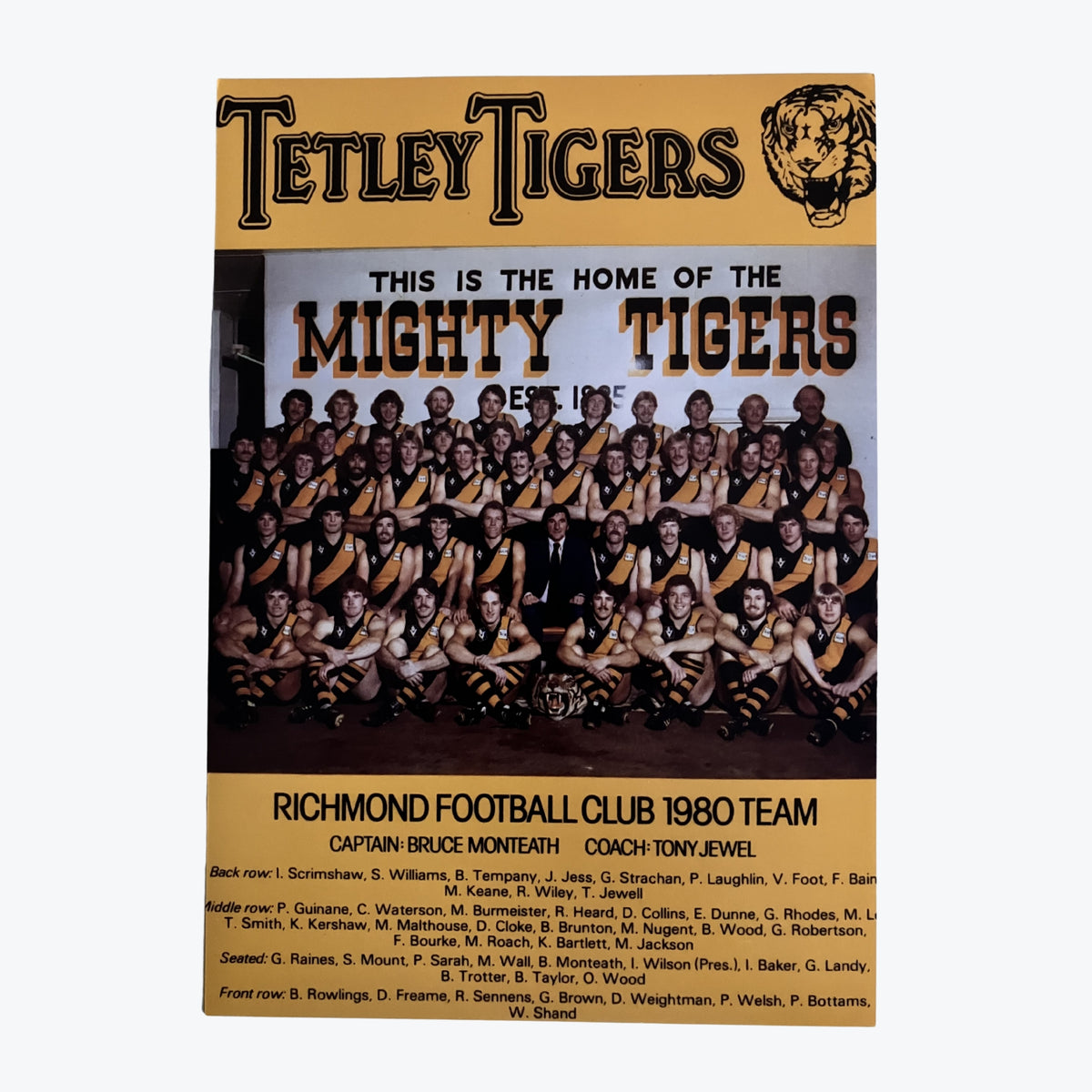 1980 Team Photo – Blue Tongue Boab