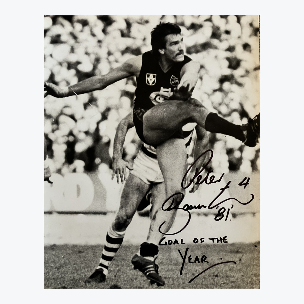 Peter Bosustow | Carlton Blues | AFL Sports Memorabilia – Blue Tongue Boab